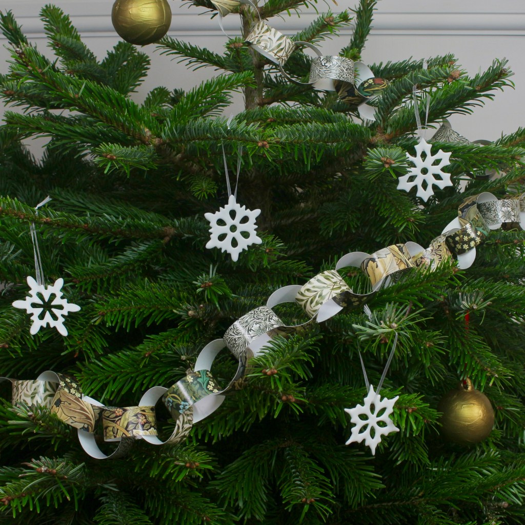 Porcelain Snowflake hanging decorations - ChristinaGoodall Ceramics